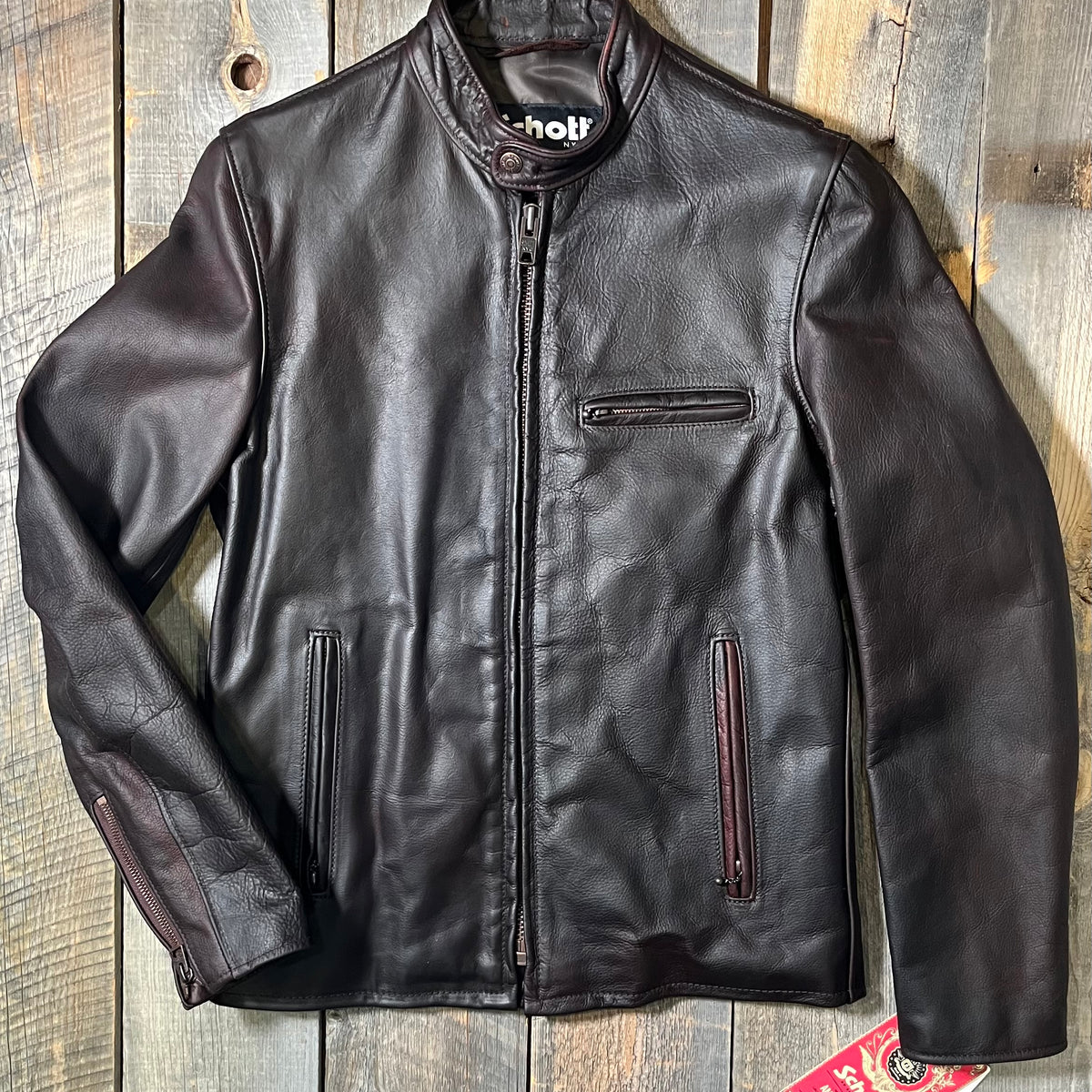 Schott NYC Cafe Racer Jacket 550 – ASHER GOODS Co.