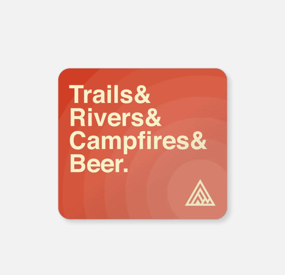 Trailhead Sticker – ASHER GOODS Co.